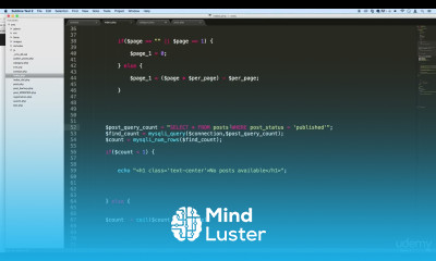 Learn 3 No categories feature NO POSTS OR CATEGORY MESSAGE FEATURE PHP COURSE CMS PROJECT - Mind ...