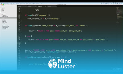 Learn 5 Applying functionality to mayor pages POSTS OR CATEGORY MESSAGE FEATURE PHP COURSE CMS ...