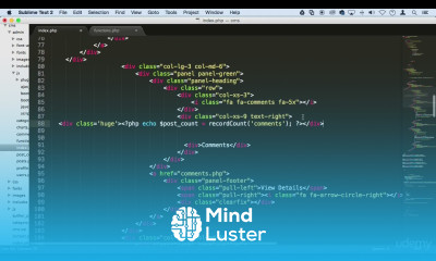 Learn 1 Refactoring index in admin part 1 REFACTORING PART 1 PHP COURSE CMS PROJECT - Mind Luster