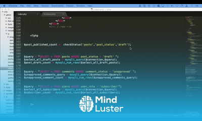 Learn 2 Refactoring index in admin part 2 REFACTORING PART 1 PHP COURSE CMS PROJECT - Mind Luster
