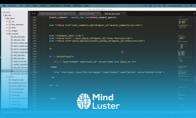 Learn 10 Deleting via POST NEW REGISTRATION SYSTEM PHP COURSE CMS PROJECT - Mind Luster