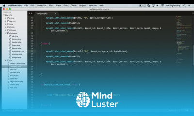 Learn 2 Fetching posts in the category page using prepared statements part 2 PHP COURSE CMS ...