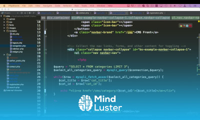 Learn 3 Restructuring login page CMS EXTRA FEATURE FORGOT PASSWORD SYSTEM PHP COURSE CMS PROJECT ...