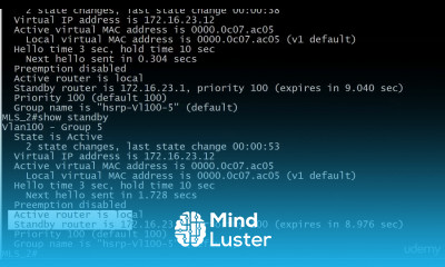Learn 57 MLS 6 HSRP Fundamentals MULTILAYER SWITCHING REDUNDANCY PROTOCOLS CISCO CNNP ENCORE ...