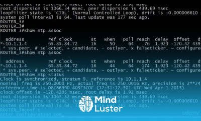 Learn 75 Monitor 4 NTP Server Client Lab Continues VIDEO NETWORK MONITORING CISCO CNNP ENCORE ...