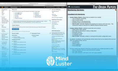 Learn 57 CloudWatch Essentials AWS CERTIFIED SOLUTIONS ARCHITECT ASSOCIATE TUTORIAL FOR BEGINNER ...