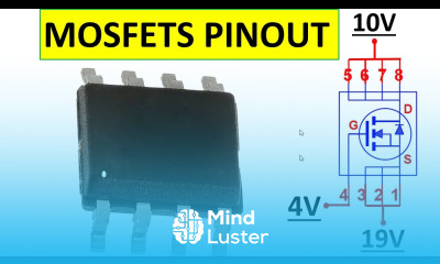 Learn 8 pins MOSFET pin configuration identify MOSFET transistor pinout - Mind Luster