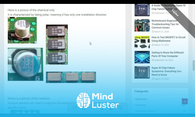 Learn SMD Laptop motherboard components names and functions - Mind Luster