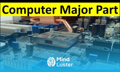 Learn Computer Major Parts CPU GPU RAM HDD SSD Slots - Mind Luster