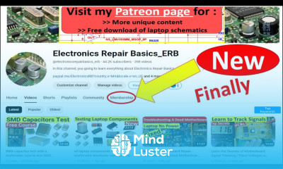 Learn Finally Electronics Repair Basics ERB s YouTube Membership Enjoy Learning and Exclusivity ...