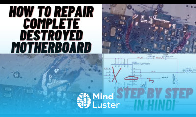 Learn HP15 LA E791P Repair Challenge for Destroyed Motherboard Hindi ...