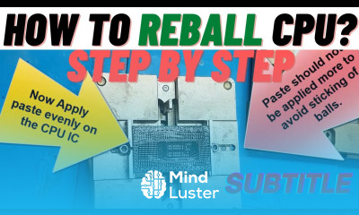 Learn How to Reball CPU Step By Step INTEL BGA CPU REBALLING EASY CPU ...