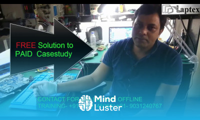 Learn FREE R62 LED blinking casestudy Chip Level Laptop Training Course Hp r62 DC jack Led Glow ...