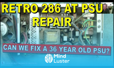 Learn Vintage Retro Computer AT 286 Power Supply Repair PSU - Mind Luster
