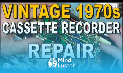 Learn Vintage 1970 s Crown Portable Cassette Recorder Player Repair ...