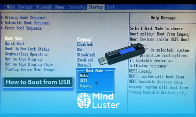 Learn How to Boot From a USB drive How to change first boot order Lenovo - Mind Luster