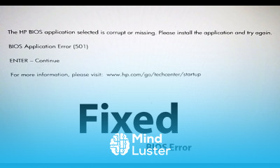Learn Fix BIOS Application Error 501 Technical Adan 2023 - Mind Luster