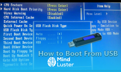 Learn How to Boot From USB Install Windows from a USB Flash Drive ...
