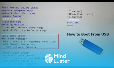 Learn How to Boot From USB on HP Laptop How to Access HP Boot Menu ...