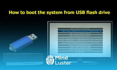 Learn How to boot the system from USB flash drive HP Desktop - Mind Luster