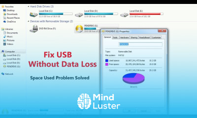 Learn USB Pen Drive Not Showing files and folders Solved without data loss - Mind Luster
