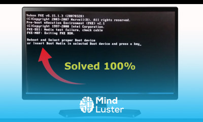 Learn Solved Reboot and select proper boot device error or Insert boot media in selected boot ...