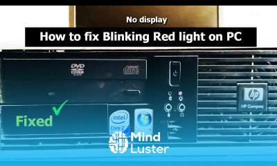 Learn Fix Red blinking light no display beep during startup Hp System ...