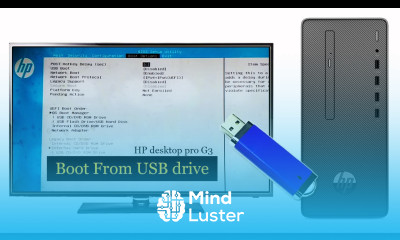 Learn How to boot from a USB drive boot from USB disk in the BIOS Hp ...