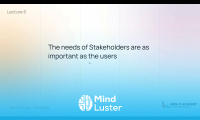 Learn UI UX Design Lecture 6 UX Design Process Empathize - Mind Luster