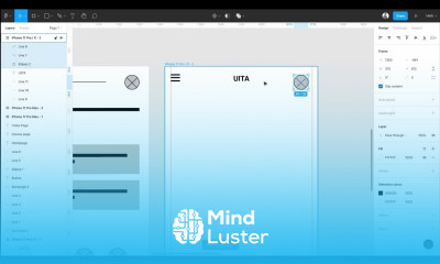 Learn UI UX Design Lecture 12 Making Low Fidelity Design - Mind Luster