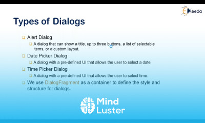 Learn Mastering Android Dialogs Your Ultimate Introduction Guide - Mind Luster