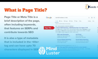 Learn Page Title - Mind Luster