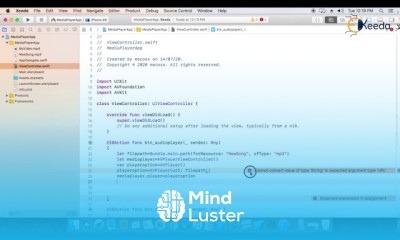 Learn AVKit AVFoundation for Media Player Application - Mind Luster