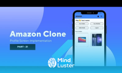 Learn HINDI 21 Implementing Profile Screen Flutter Course Amazon Clone In Flutter and Node js ...