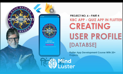 Learn HINDI 4 Registering Our User In Our App Firestore Tutorial In Flutter - Mind Luster