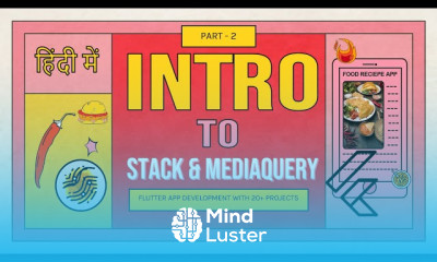 Learn HINDI 2 What is Stack In Flutter What is MediaQuery In Flutter Flutter Tutorial For ...