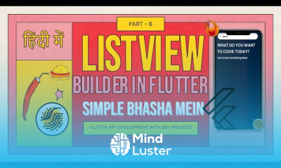 Learn HINDI 6 ListView Builder In Flutter How to make List Of Widgets In Flutter ListView ...