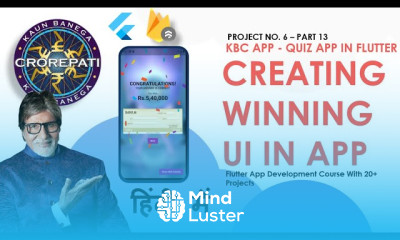Learn HINDI 13 Creating Winning Screen In Our App Flutter KBC Quiz App Tutorial In Hindi - Mind ...