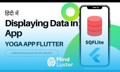 Learn HINDI 20 Reading Data From Database SQFlite Package In Flutter Flutter Yoga App - Mind Luster