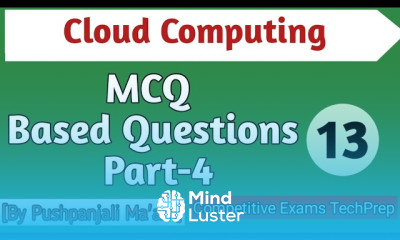 Learn Cloud Computing MCQ Based Questions Part 4 in Hindi - Mind Luster