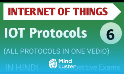 Learn Lec 1 6 IOT Protocols in Hindi - Mind Luster
