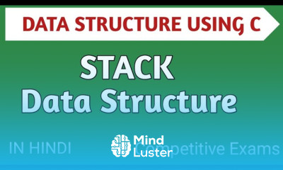 Learn Stack Data Structure in Hindi - Mind Luster