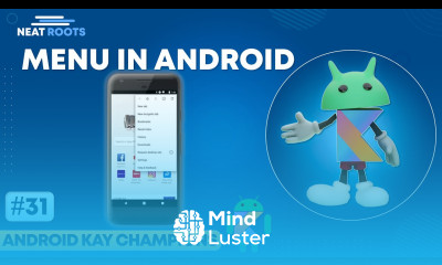Learn Menus Android Studio Tutorial in Hindi - Mind Luster
