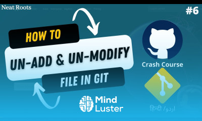 Learn How to UnAdd and UnModity any File in Git Unstaging Unmodifying Git and Github Course in ...