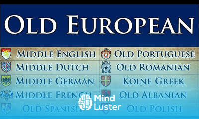 Learn OLD EUROPEAN LANGUAGES - Mind Luster