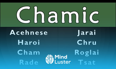 Learn AUSTRONESIAN CHAMIC LANGUAGES - Mind Luster
