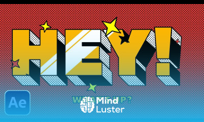 Learn Flat 3D Typography Text Animation in After Effects Tutorial - Mind Luster
