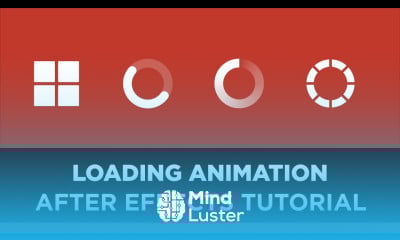Learn After Effects Animated Loading Icon Tutorial 1 - Mind Luster