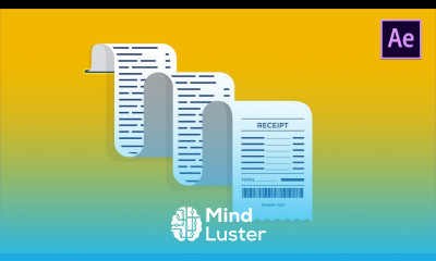 Learn Invoice Receipt Paper Animation Motion Graphics After Effects ...