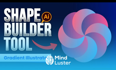 Learn Illustrator Tutorial Make Gradient Flower Effect - Mind Luster